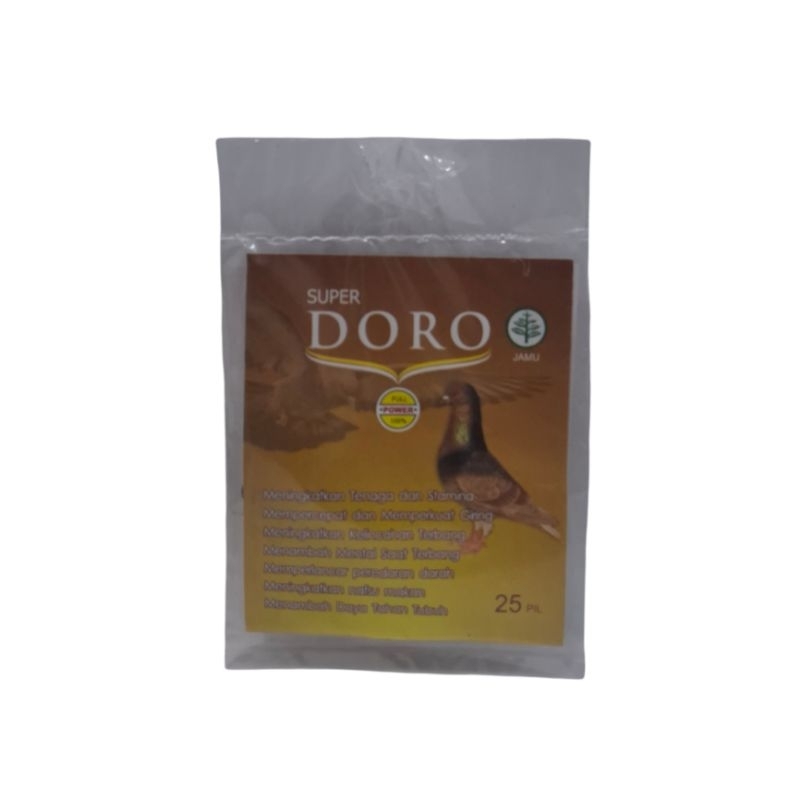 Jual jamu merpati herbal super doro isi 25 butir jMu merpati balap ...
