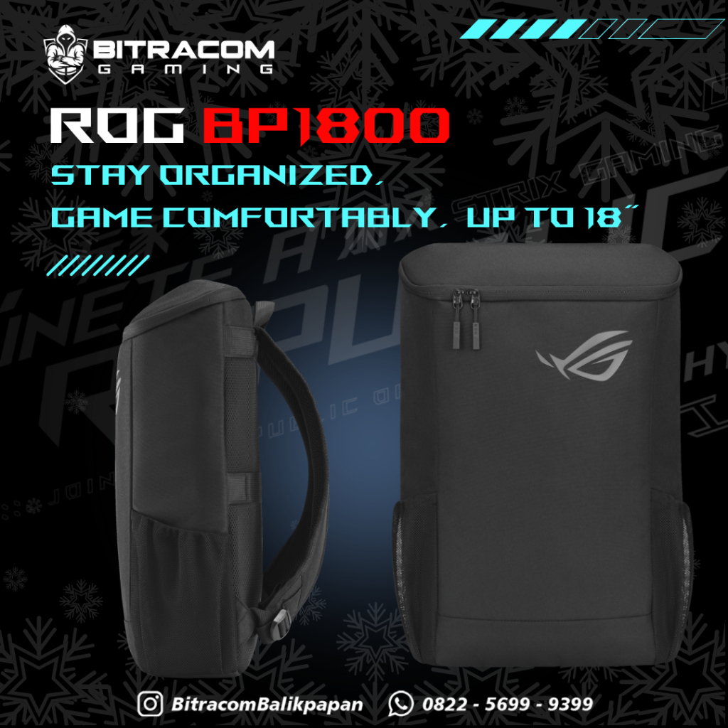 Jual Gaming Backpack ROG-Gear - BP1800 Gaming - Tas Gaming Ransel ...