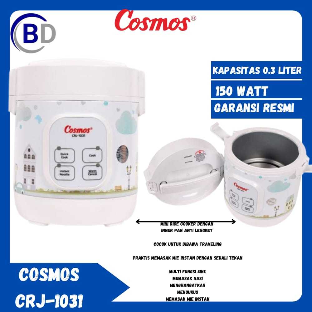 Jual Cosmos Magic Com Mini CRJ - 1031 Digital Mini Rice Cooker Putih 4 ...