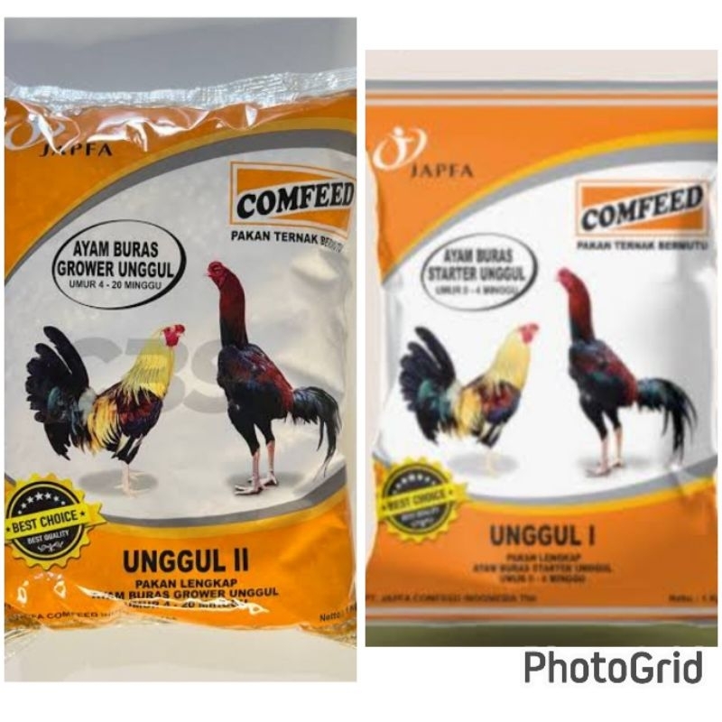 Jual COMFEED UNGGUL 1 DAN UNGGUL 2 10PACK PAKAN AYAM BANGKOK | Shopee ...