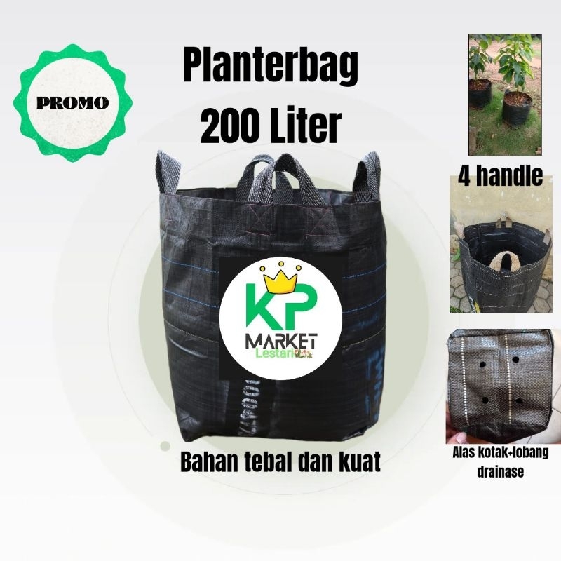 Jual Planter Bag 200 Liter HITAM | Shopee Indonesia