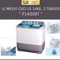 Jual Mesin Cuci LG 14kg P1400RT 2 Tabung New | Shopee Indonesia