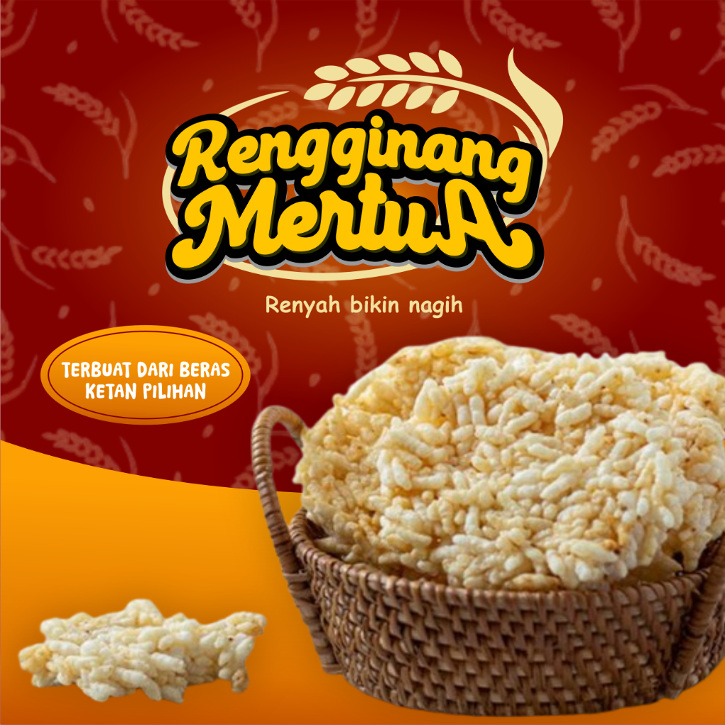 Jual RENGGINANG Kerupuk Dari Bahan KETAN ( Cemilan Ringan Khas Jawa ...