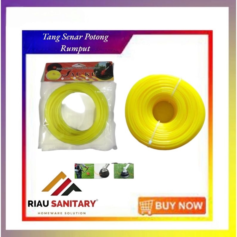 Jual tali senar nylon senar potong rumput 10m | Shopee Indonesia