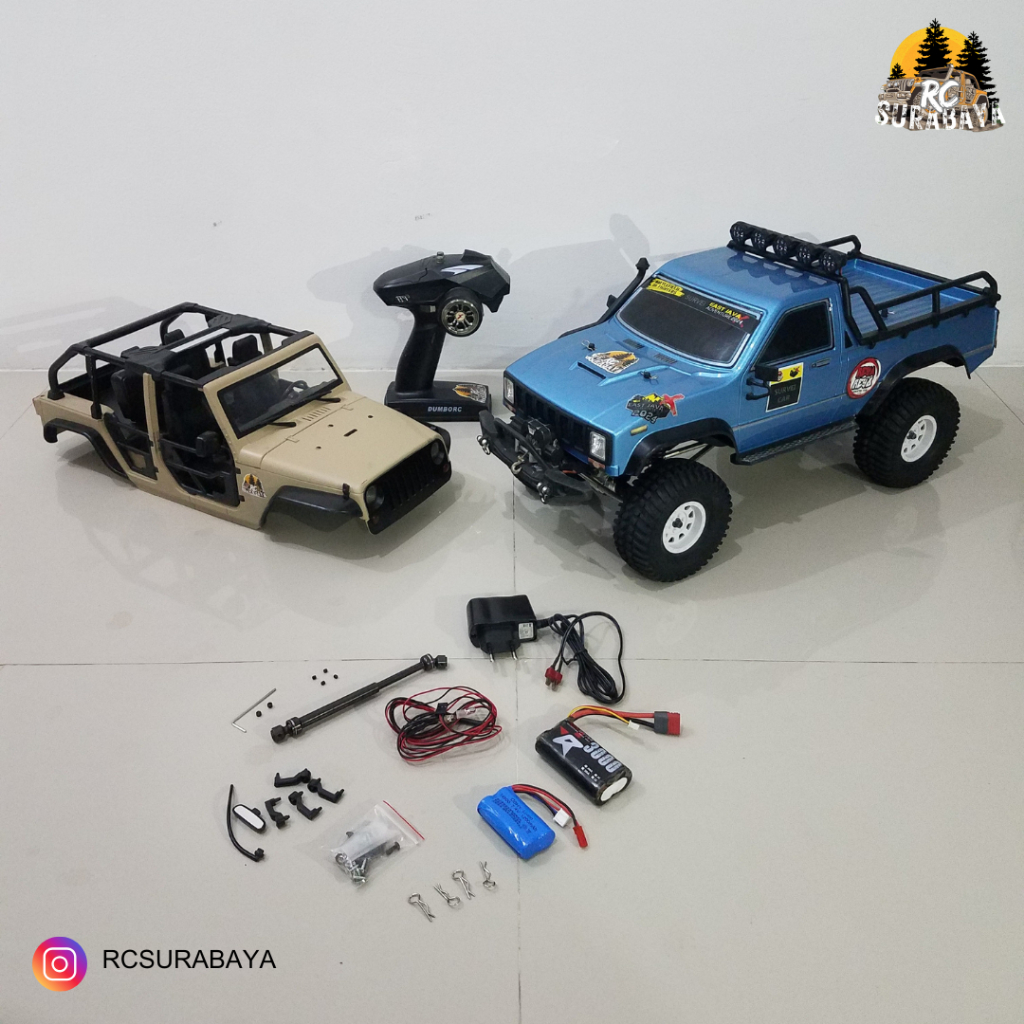 Jual RC RGT 86110 BODY HILUX LEXAN DAN HARDBODY RUBICON TUBULAR | RC ...