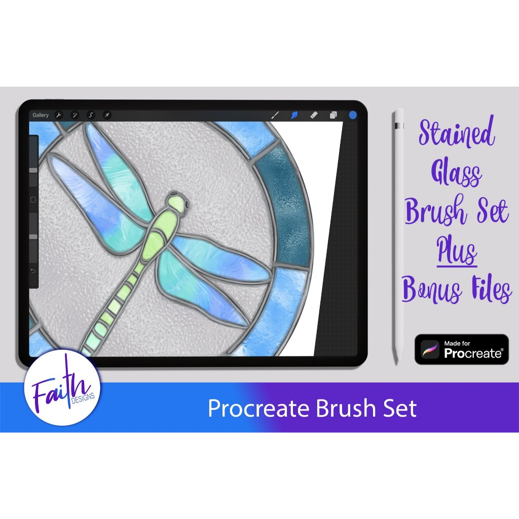 Jual Procreate Brush - Stained Glass Bundle | Shopee Indonesia