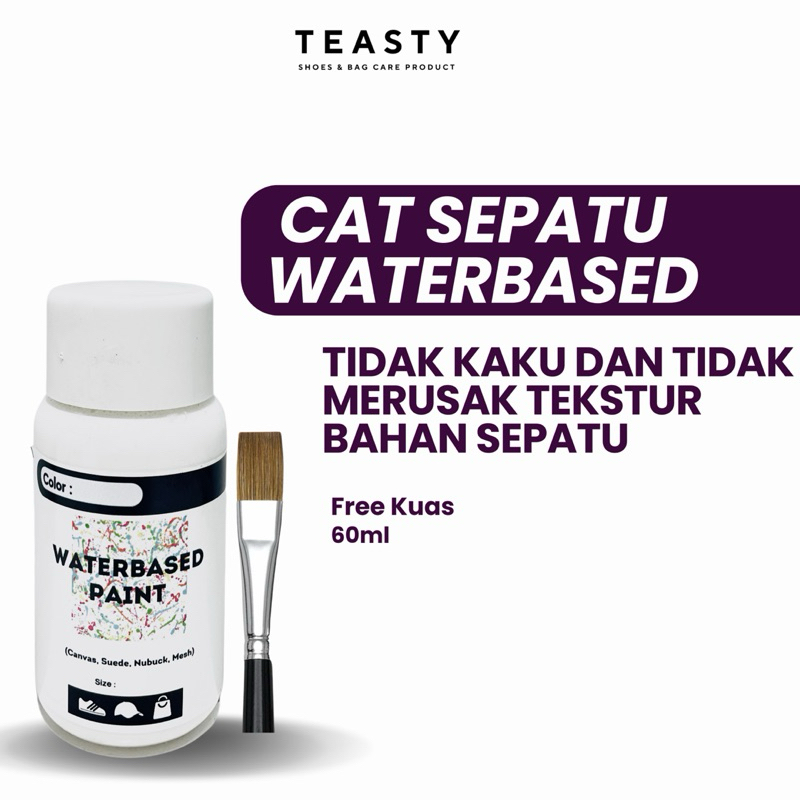 Jual Cat Anti Luntur 60ml Bonus Kuas Cat Sepatu Tas Topi Canvas Nubuck ...