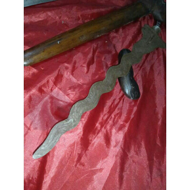 Jual keris sabuk intan pamor nlar gangsir istimewah sepuh mataram ...