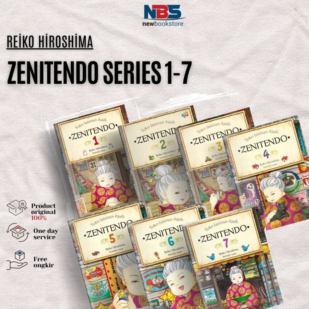 Jual Seri Toko Jajanan Ajaib Zenitendo 1-7 - Reiko Hiroshima | Shopee ...