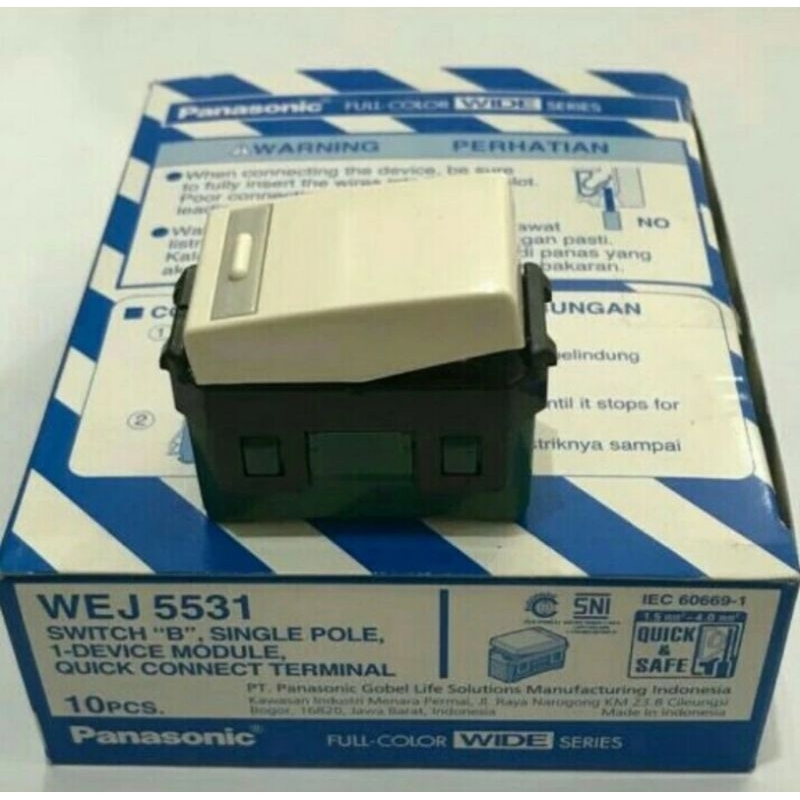 Jual SAKLAR PANASONIC MODEL BARU WEJ-5531 | Shopee Indonesia