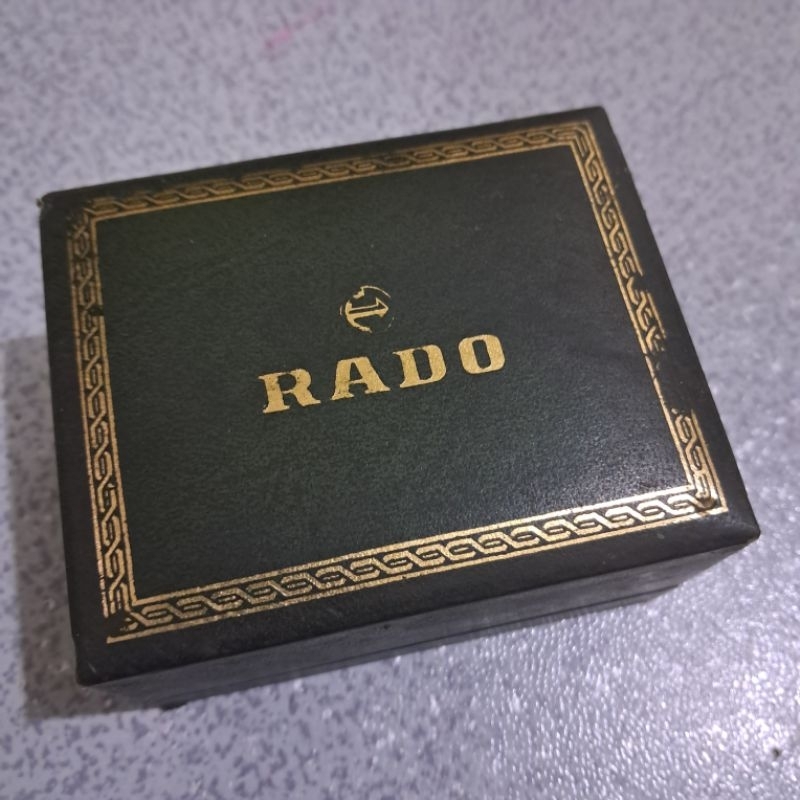Jual Kotak vintage jadul original asli jam Rado Swiss Jarang | Shopee ...