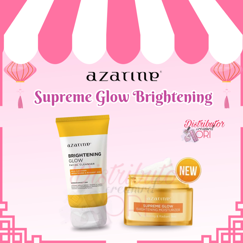 Jual AZARINE SUPREME GLOW BRIGHTENING MOISTURIZER 30GR & AZARINE ...