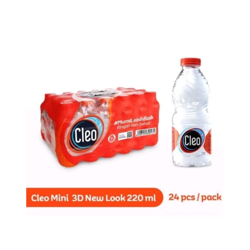Jual Cleo botol mini 220 ML | Shopee Indonesia