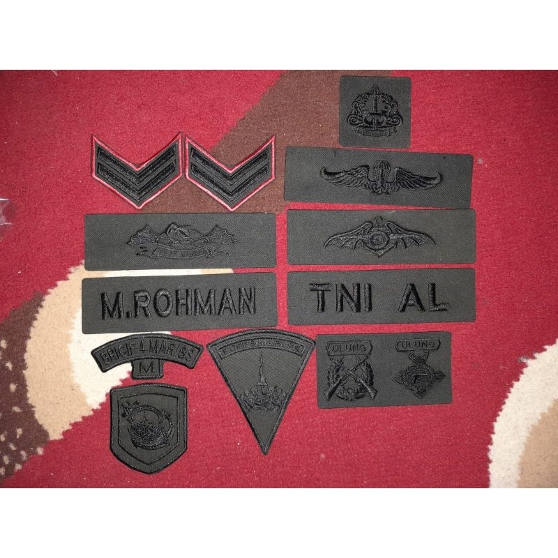 Jual FULL 1 SET PAPAN NAMA PDL TNI AL | Shopee Indonesia