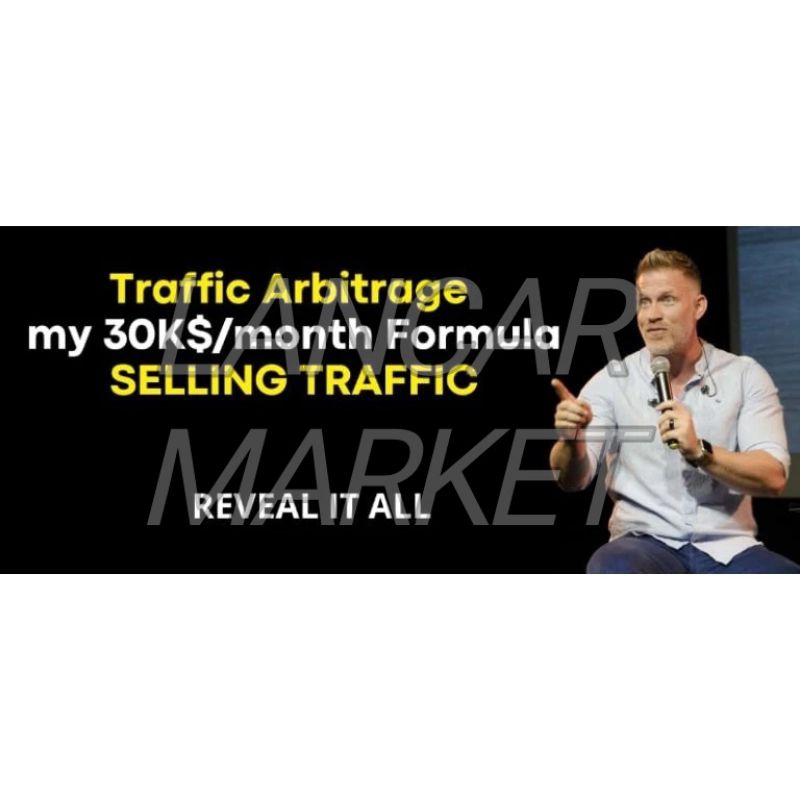Jual Traffic Arbitrage Course - (Formula $30K/bulan saya menggunakan push) | Shopee Indonesia