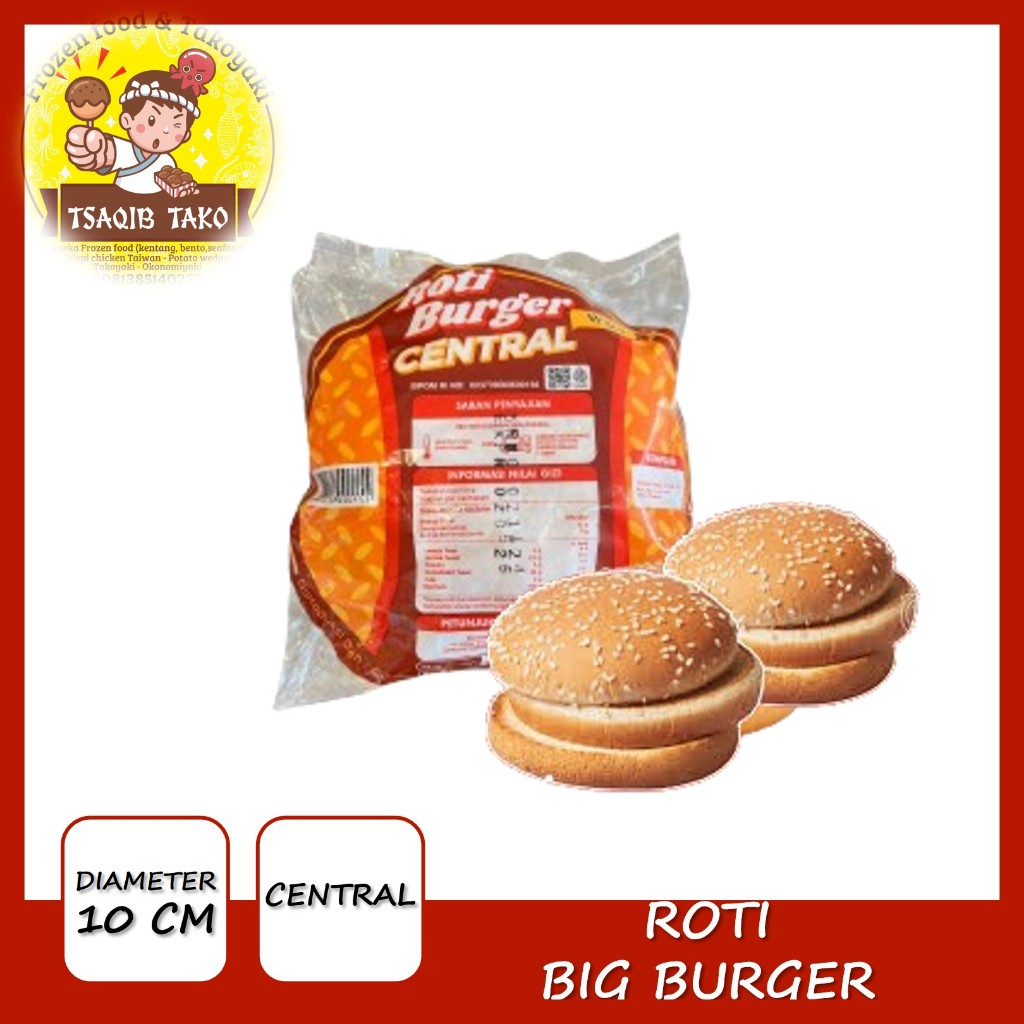 Jual Roti Burger Central SATUAN | Shopee Indonesia