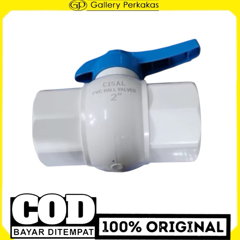 Jual Cisal Ballvalve 2 inch stop kran pvc 2 inch | Shopee Indonesia