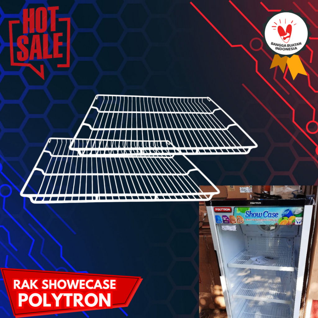 Jual RAK SHOWCASE POLYTRON AMBALAN SHOWCASE | Shopee Indonesia