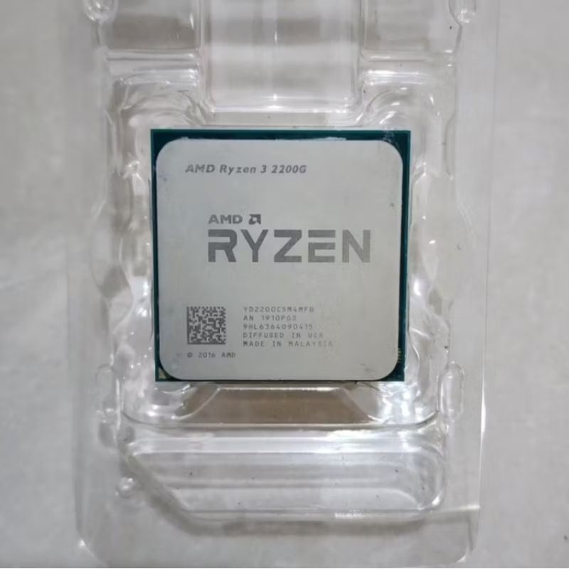 Jual RYZEN 3 2200G AMD RYZEN3 2200 G MINUS 1 RAM RYZEN 3 AM4 CPU RYZEN ...