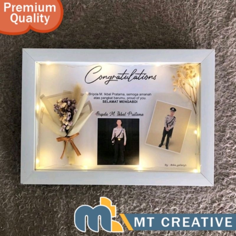 Jual Bingkai 3D Minimalis ukuran 20×15cm cocok utk gift / bingkai mahar ...
