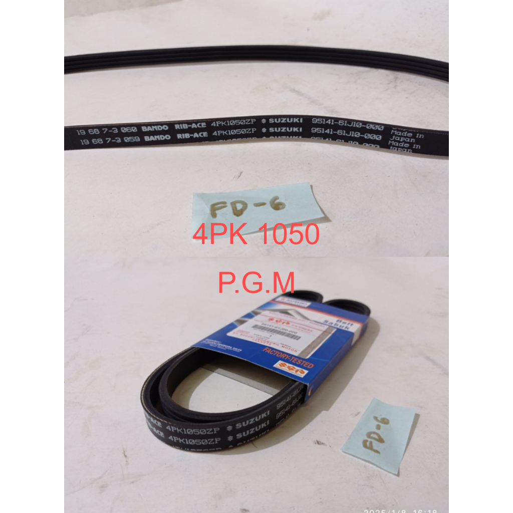 Jual FAN BELT VAN BELT V BELT TALI KIPAS 4PK 1050 SUZUKI APV 95141-61J00 | Shopee Indonesia