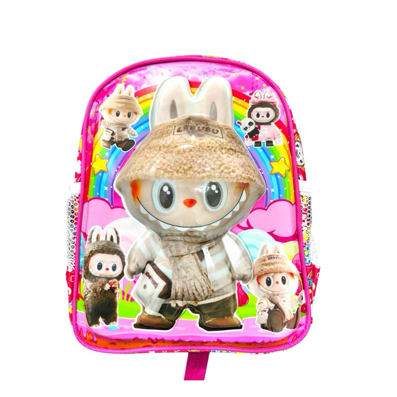 Jual Tas Ransel Anak Perempuan PAUD Bpoam 3D timbul karakter LABUBU | Shopee Indonesia