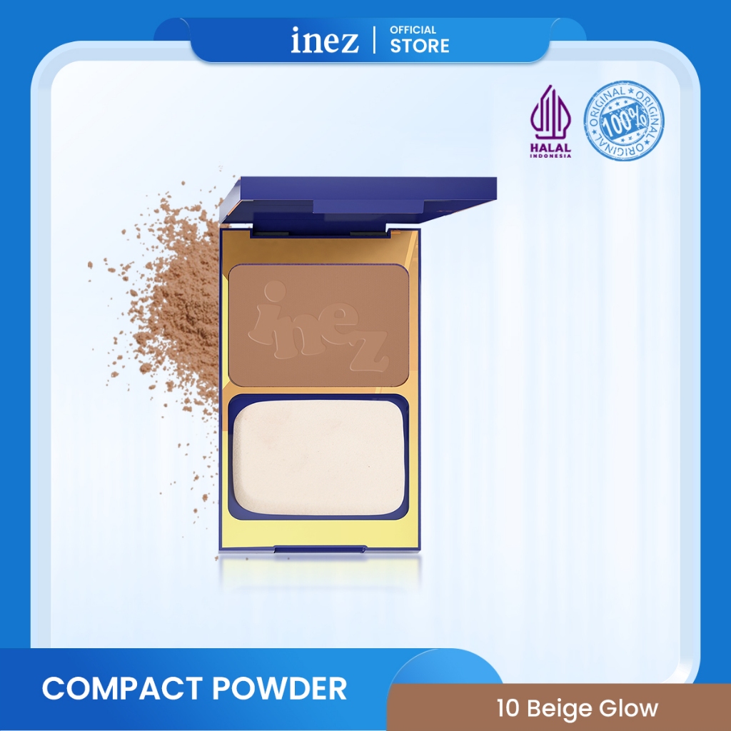 Jual Inez Color Contour Plus Compact Powder (New case) | Shopee Indonesia