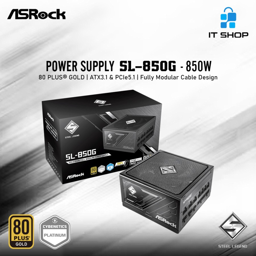 Jual Asrock Power Supply SL-850G 850W Gold Full Modular - by EMD | Shopee Indonesia