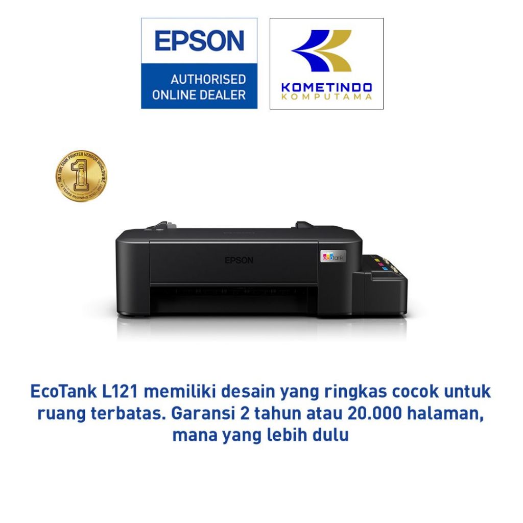 Jual L121 (Print Only) - Epson EcoTank L121 Ink Tank Printer (Pengganti Epson L120) | Shopee ...
