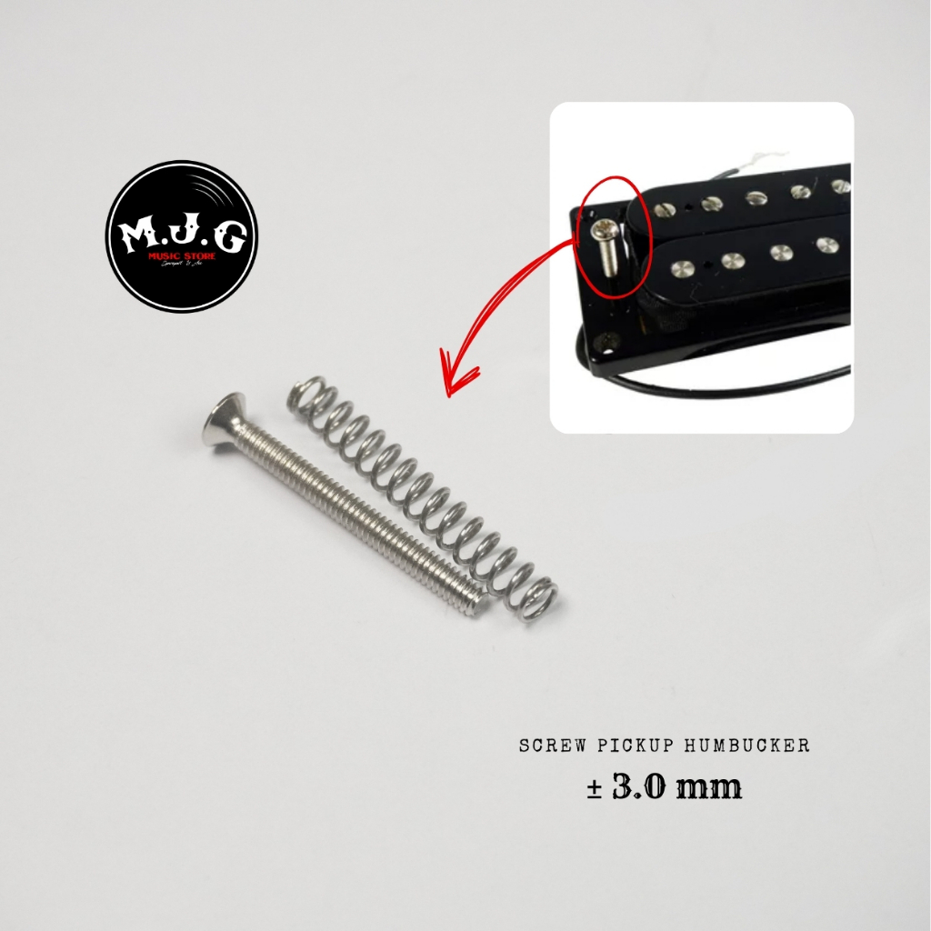 Jual screw baut spring pickup single coil humbucker atau saddle ...