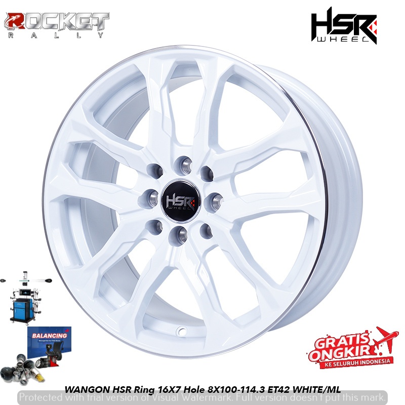 Jual Velg Mobil Racing Ring 16 HSR WANGON Bisa untuk Avanza Yaris Brio ...