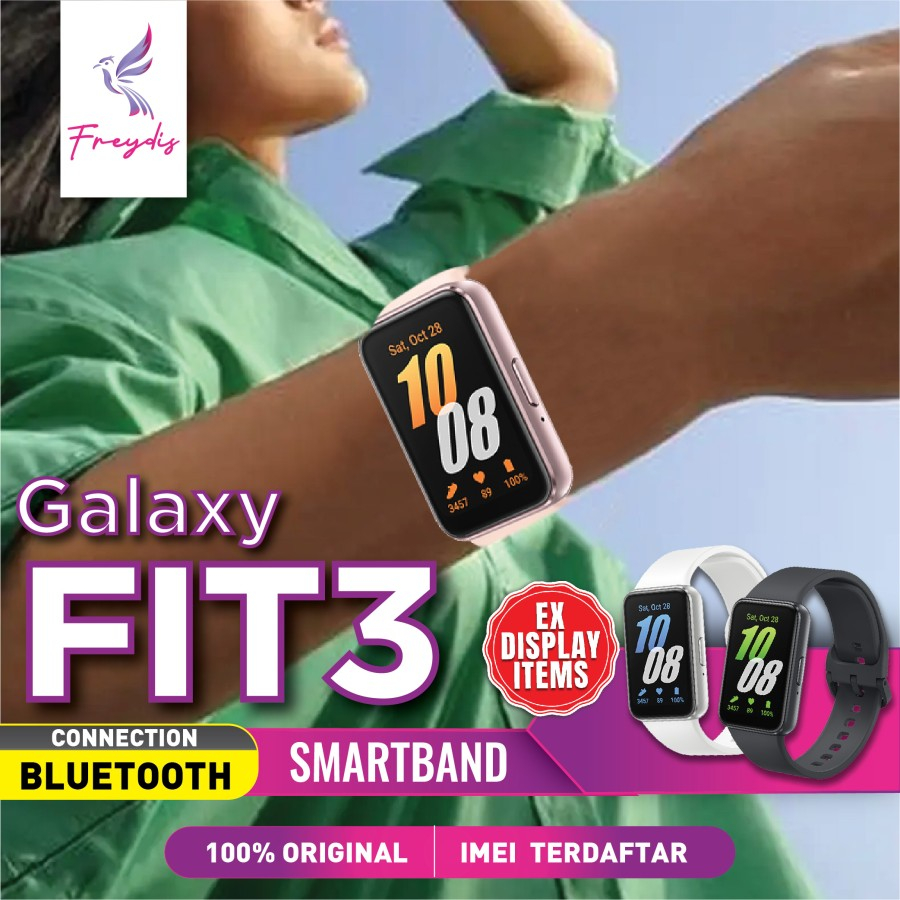 Jual Samsung Galaxy Fit3 Smart Band Fit 3 Second Ex Display | Shopee ...