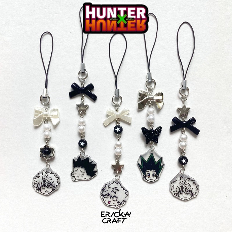 Jual HUNTER X HUNTER PHONE CHARM KEYCHAIN ANIME KILLUA ZOLDYCK GON ...