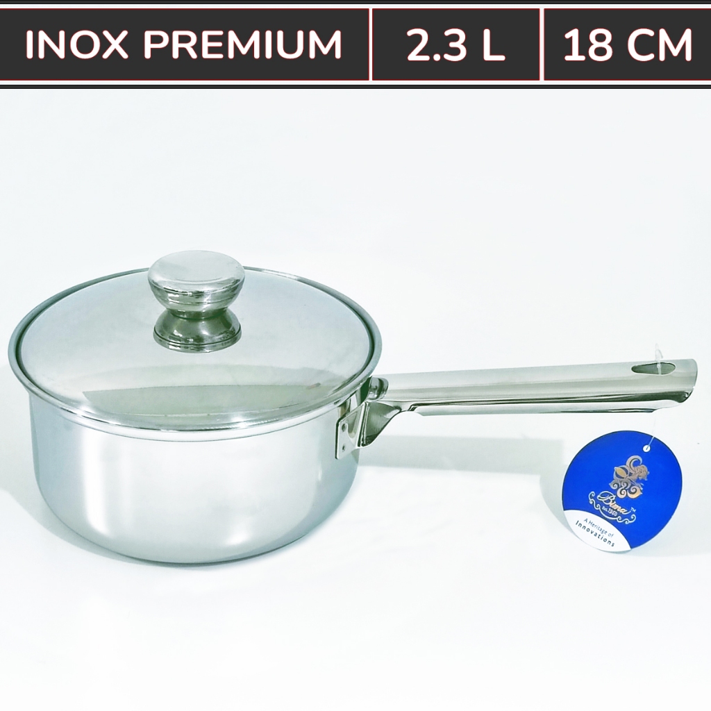 Jual BIMA Prima Saucepan 18 CM Panci Susu 2.3L Stainless Steel Sauce ...