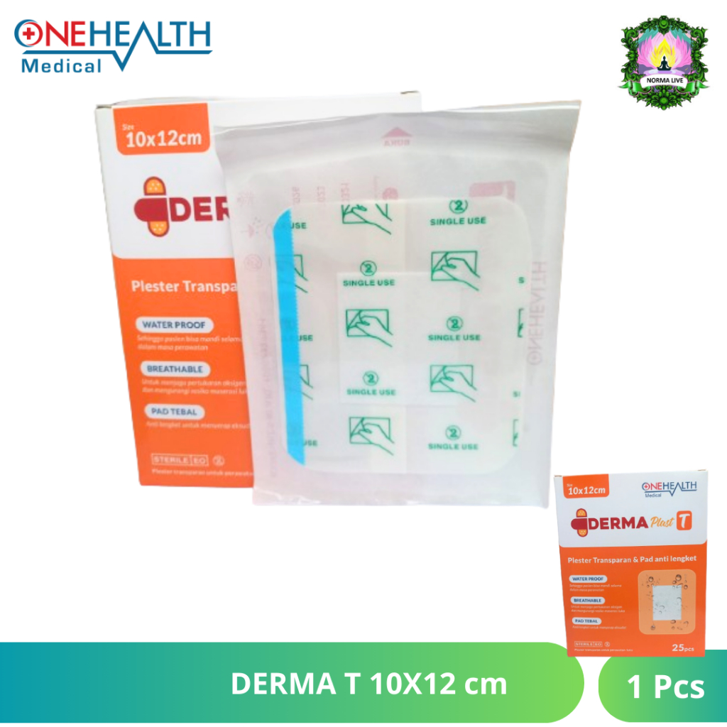 Jual Onehealth Dermaplast T 10 X 12 cm Plester Penutup Luka Plasterin ...