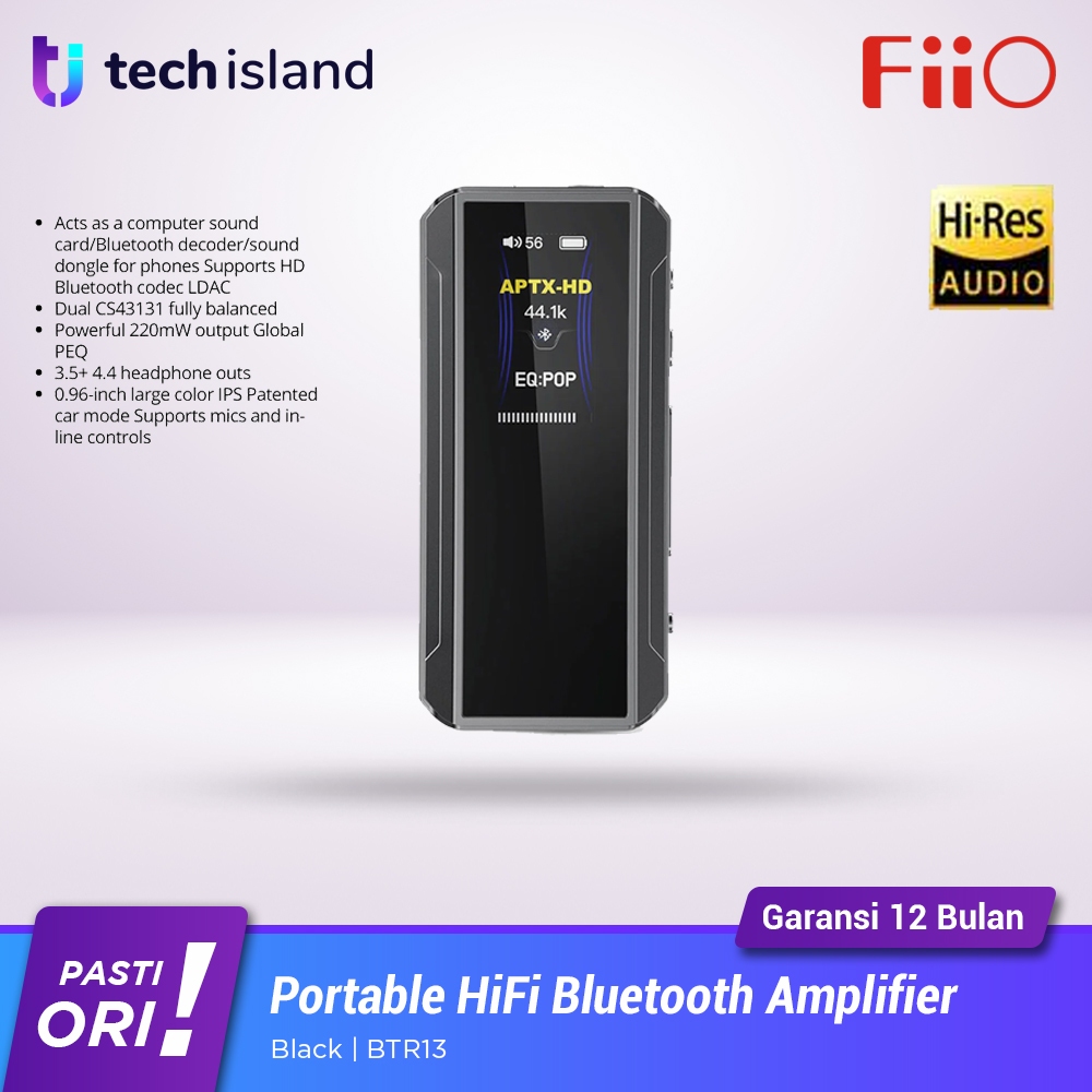 Jual FiiO BTR13 / BTR-13 / BTR 13 Portable Bluetooth DAC and Headphone Amplifier Custom EQ ...