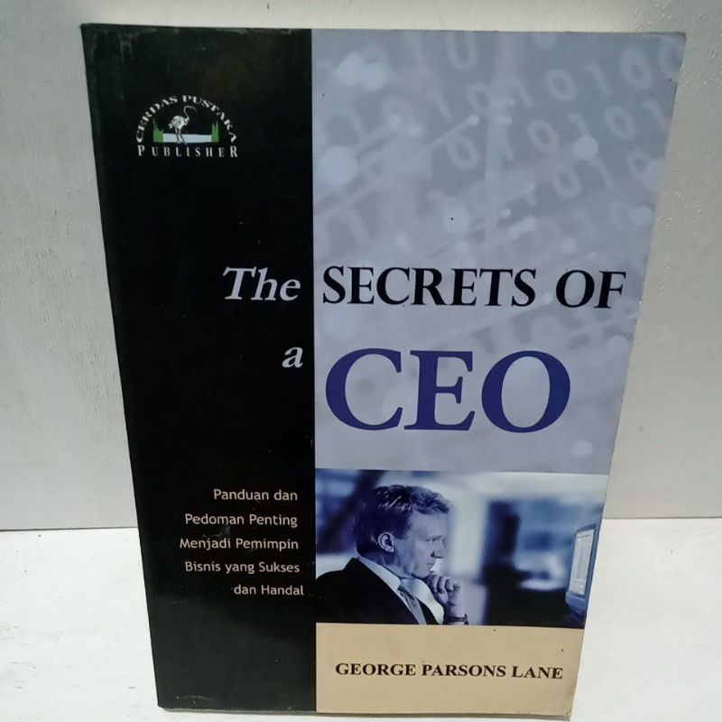 Jual Buku Original THE SECRETS OF A CEO : GEORGE PARSONS LANE | Shopee ...
