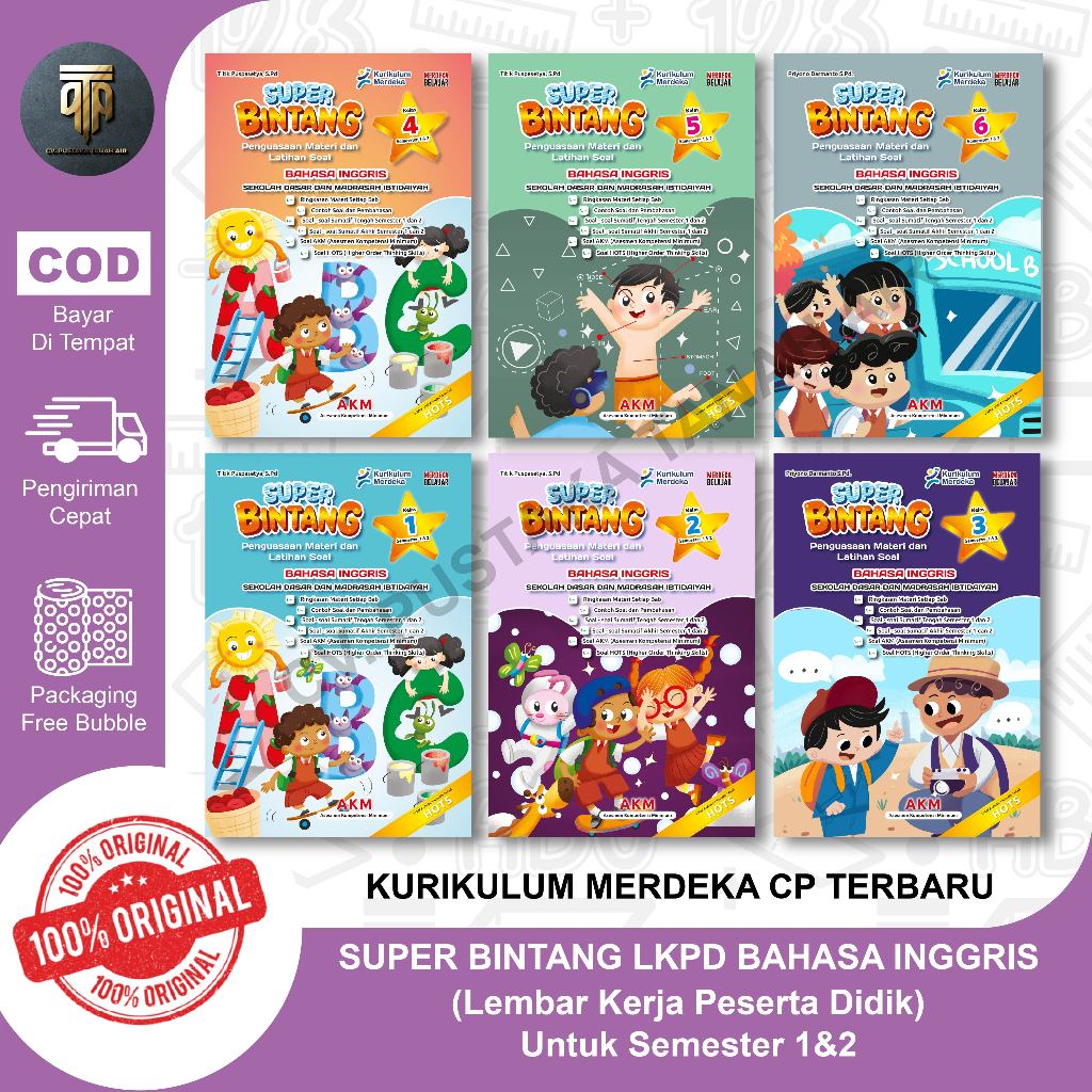 Jual SUPER BINTANG LKPD [lembar kerja peserta didik] BAHASA INGGRIS ...