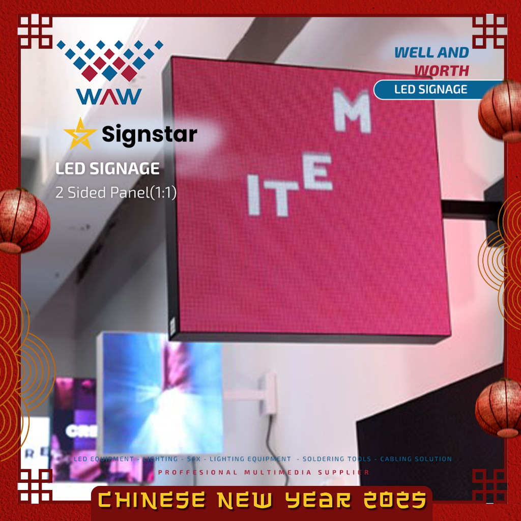 Jual Signstar LED Signage 2 Sided Panel Square / Papan Promosi Digital ...