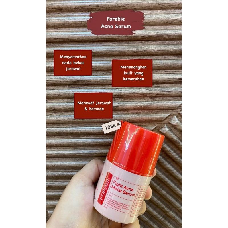 Jual Forebie Fight Acne Moist Serum 35ml | Shopee Indonesia