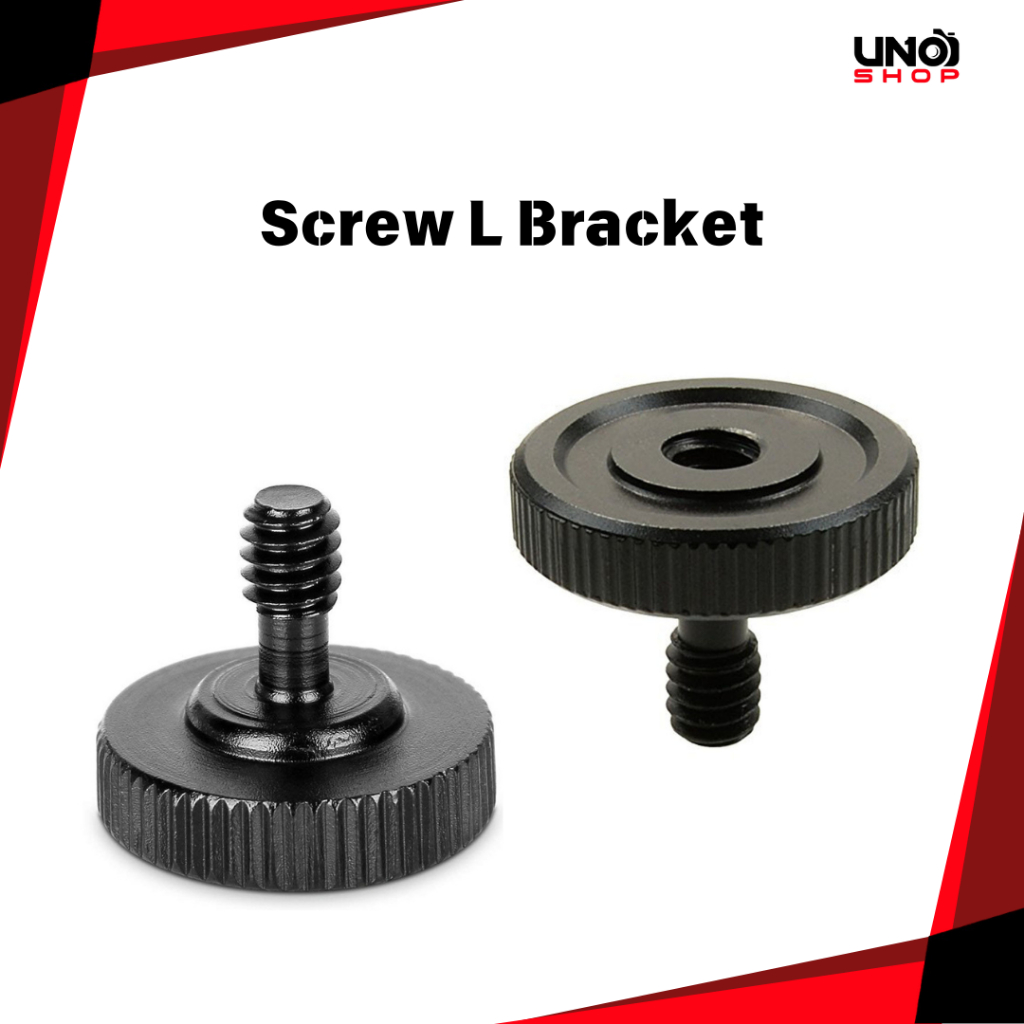 Jual Screw L Bracket Baut 1/4 inch Camera Flash Light Mic Mount Kernel ...