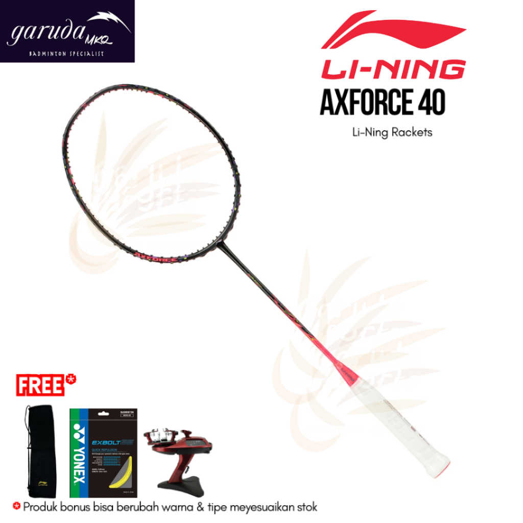 Jual Raket Badminton Lining AXFORCE 40 / Raket Lining AX FORCE 40 / Li-Ning AXFORCE 40 | Shopee ...