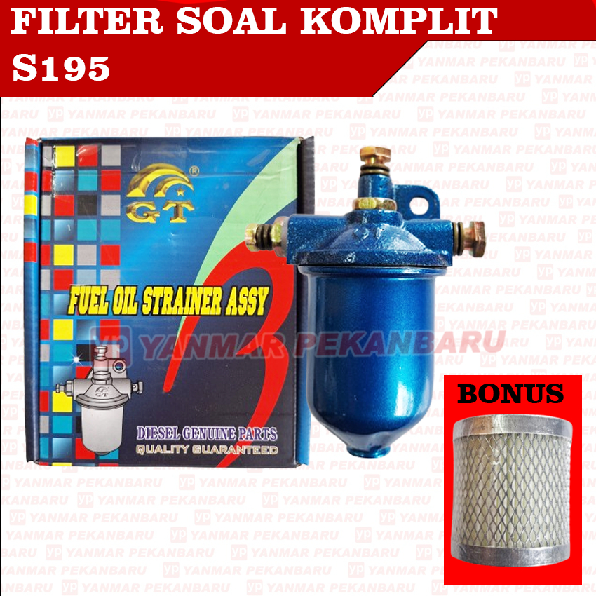 Jual S195 S1100 Fuel Filter Assy FOS Assy Filter Solar Komplit mesin ...