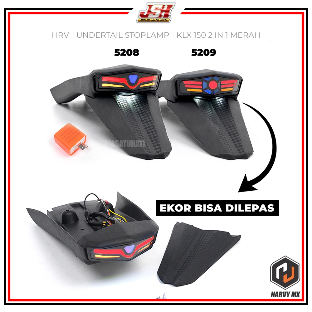 Jual Spakboard Spakbor Slebor Belakang Undertail Stoplamp KLX 150 Bigfoot Dtracker New 5208 / ...