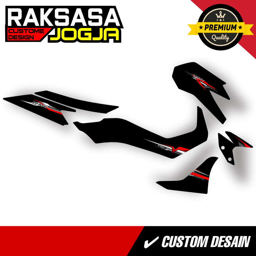 Jual stripping nmax new transparan vinil modifikasi motif terbaru ...