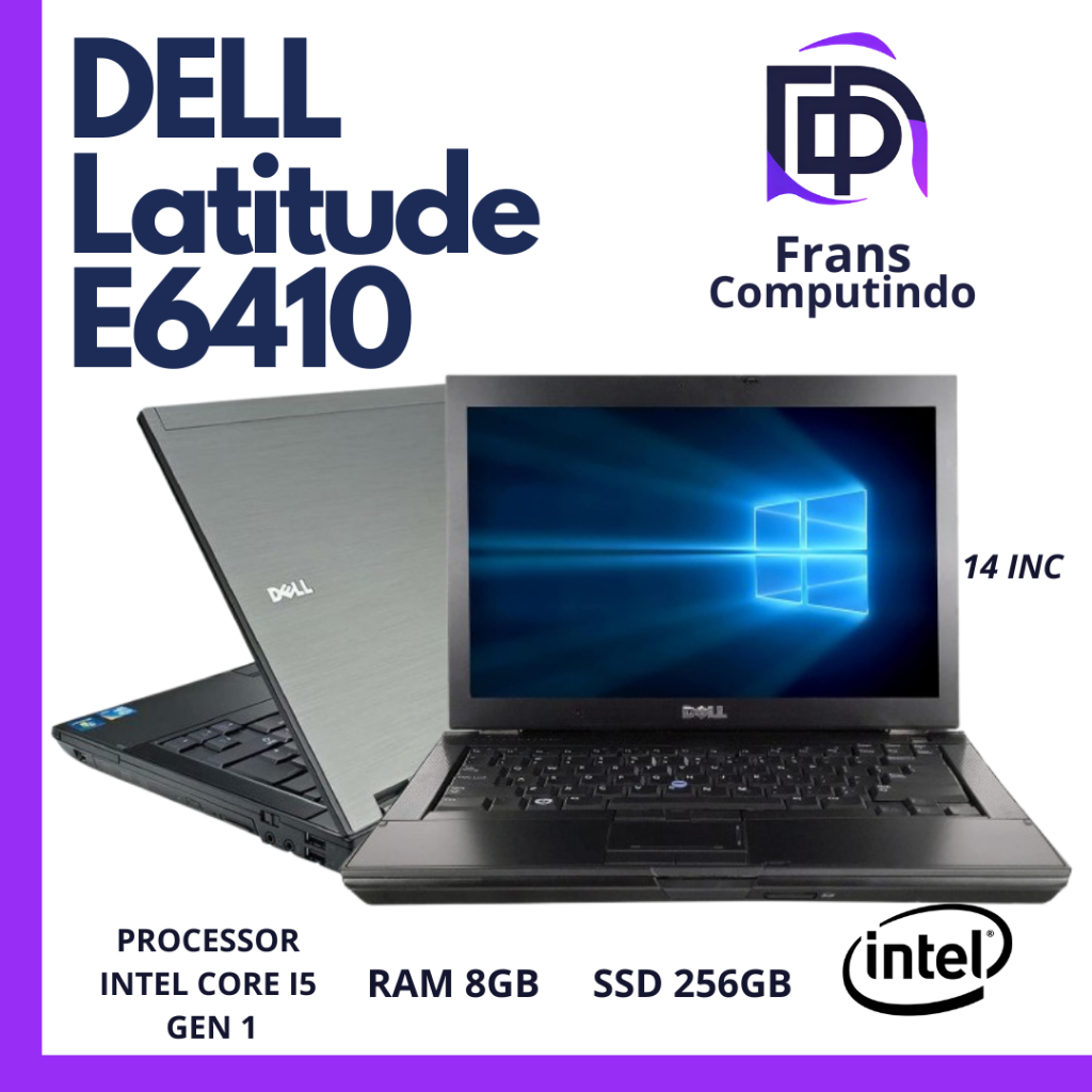 Jual Laptop Dell Latitude E6410 i5 Ram 8GB Ssd 256GB Mulus No Minus ...