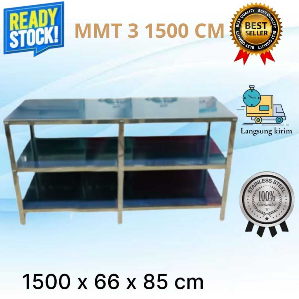 Jual Meja Kompor Meja Dapur Serbaguna Rak Stainless Meja Kompor Panjang ...