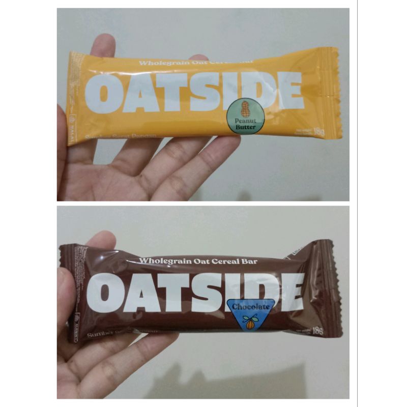 Jual OATSIDE SNACK BAR COKLAT / PEANUT BUTTER (1PCS) | Shopee Indonesia