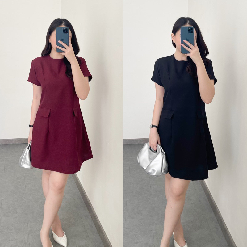 Jual HUA DRESS - DRESS WANITA | Shopee Indonesia
