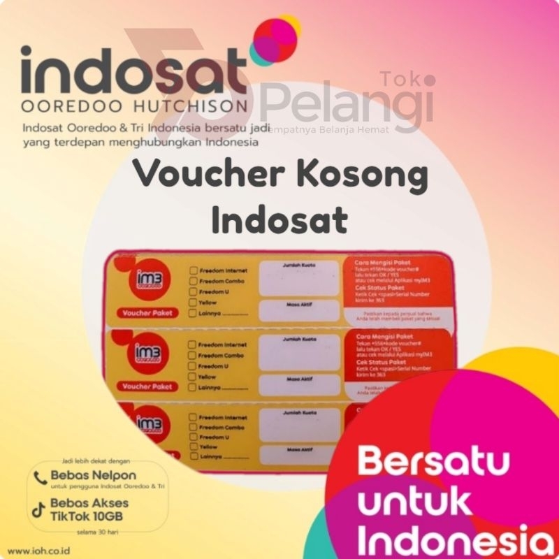 Jual Voucher Zero Indosat IM3 Kosongan EXP DES 2025 | Shopee Indonesia
